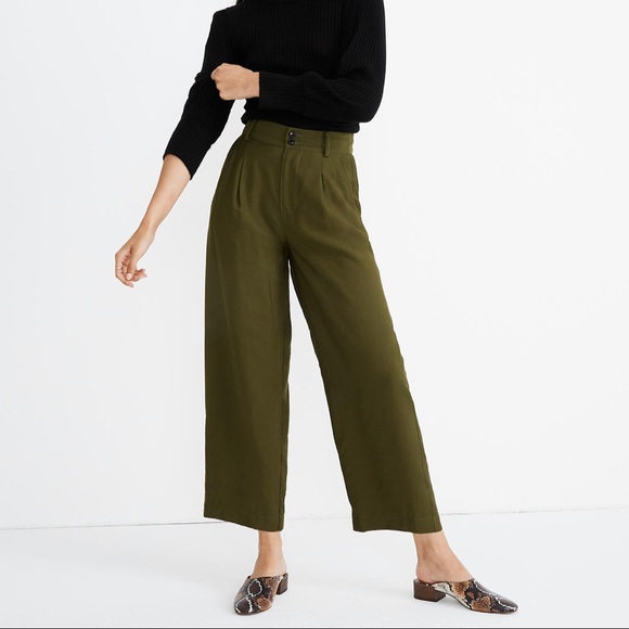 Madewell | Pants & Jumpsuits | Drapery Pleated Wideleg Pants | Poshmark